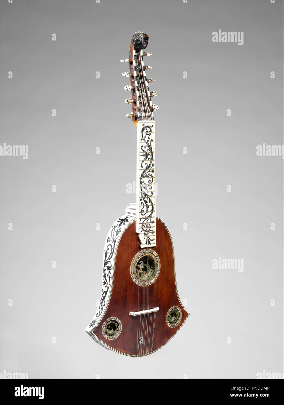 A cittern, a stringed musical instrument from the Renaissance period ...