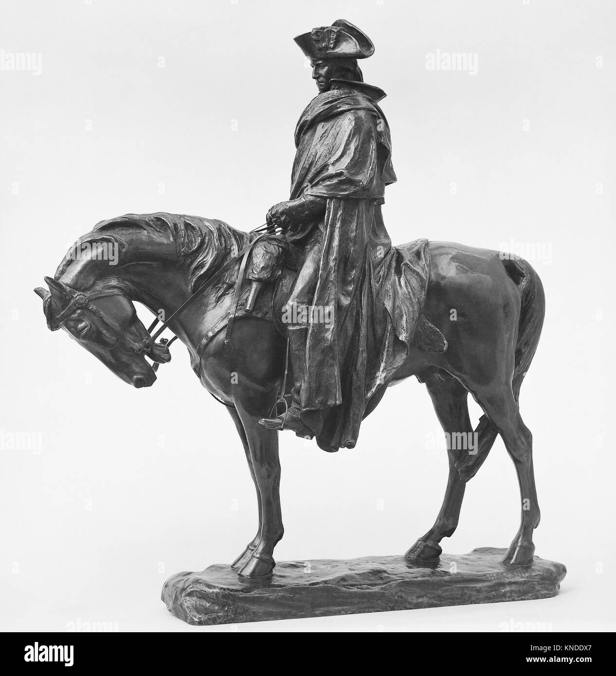 This illustration depicts George Washington at Valley Forge, reflecting ...