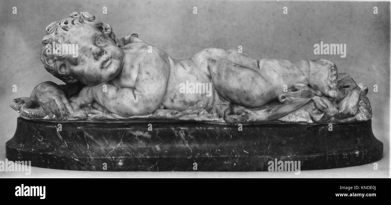 This artwork depicts a reclining child, showcasing gentle, naturalistic ...
