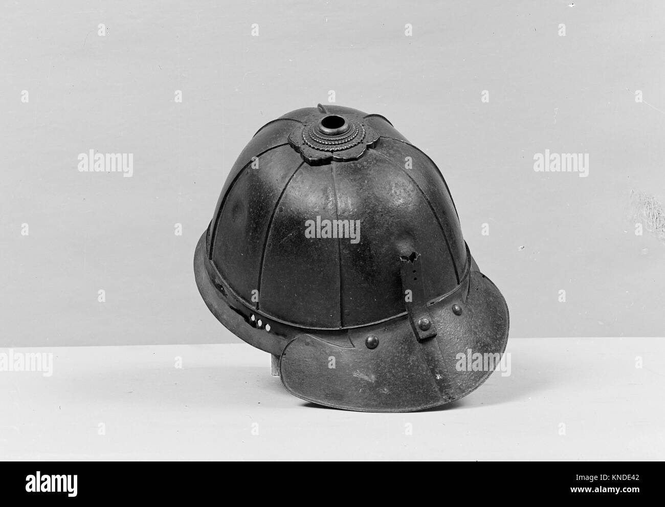 This Japanese helmet, or Hachi, is a piece of traditional armor used in ...