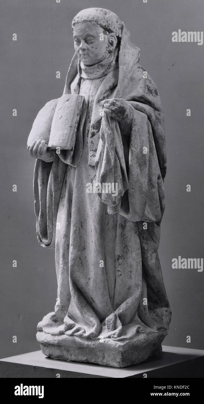 This depiction of an abbot in Benedictine habit reflects the religious ...