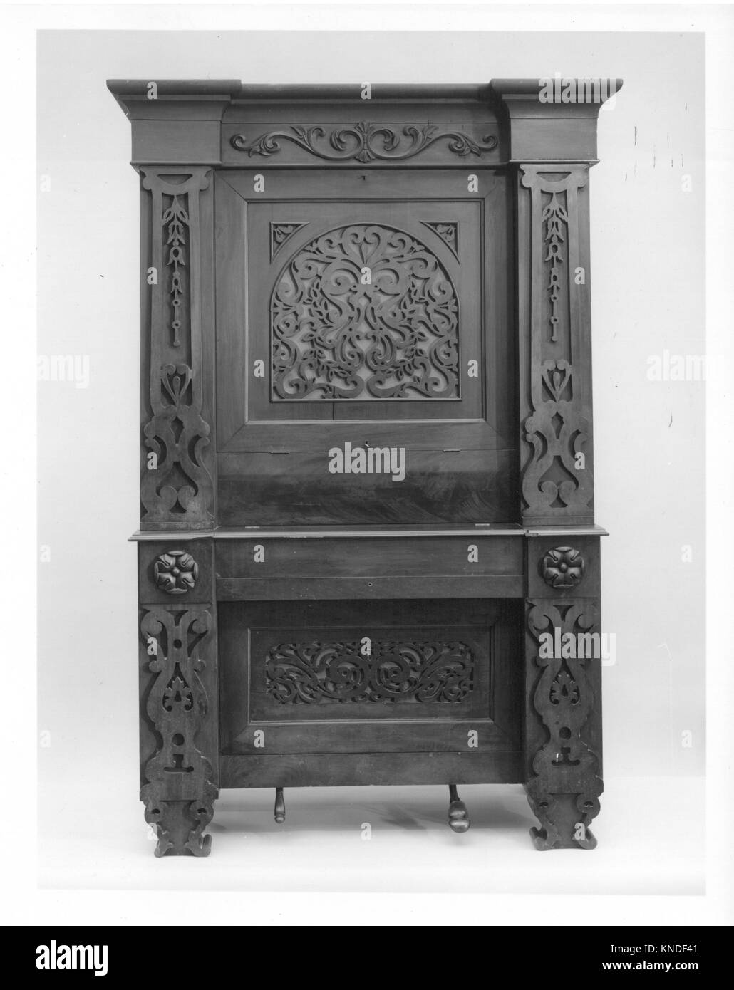 A chamber organ, an early musical instrument designed for small indoor ...