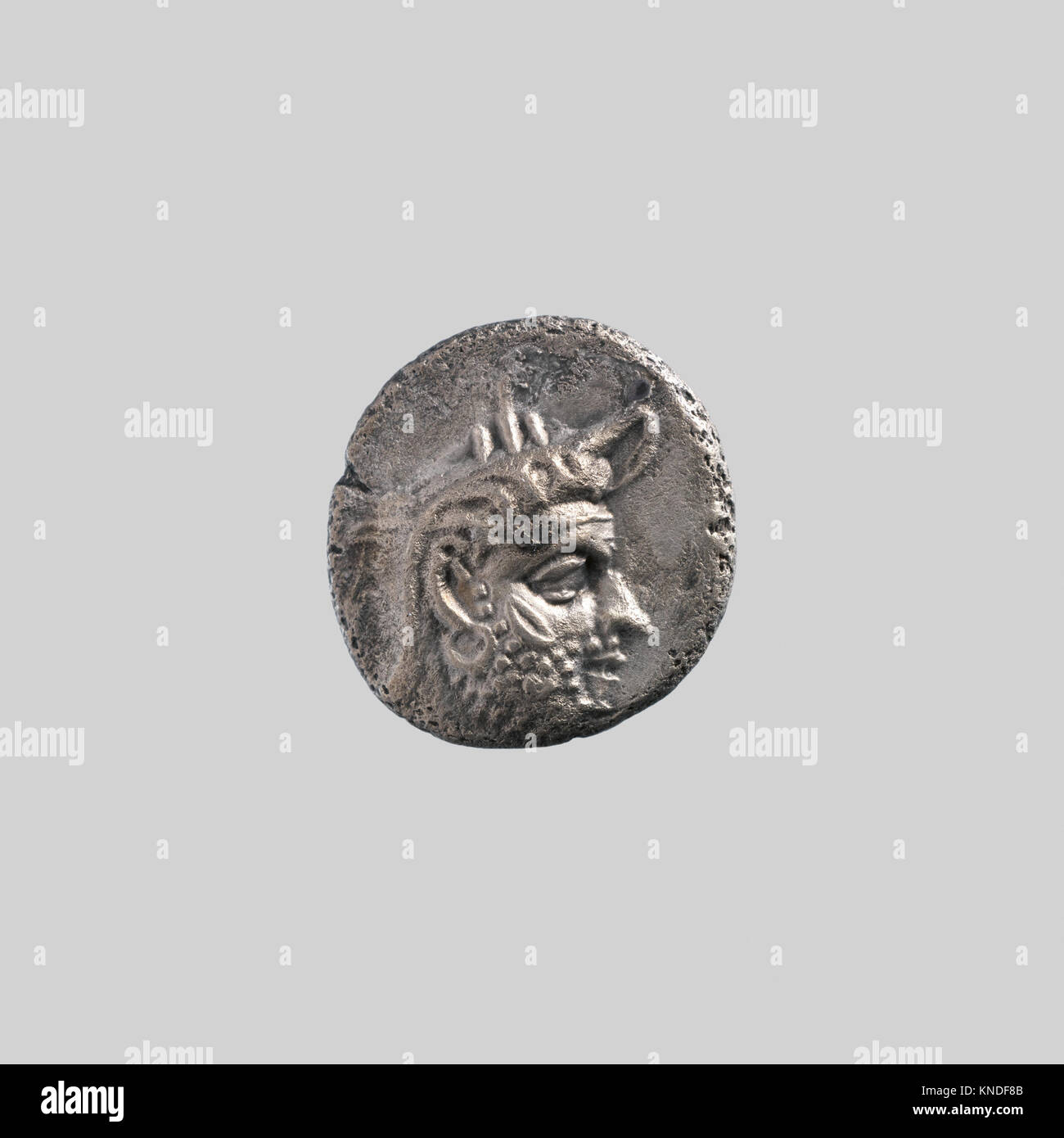 A drachm from the MET collection, an ancient silver coin commonly used ...