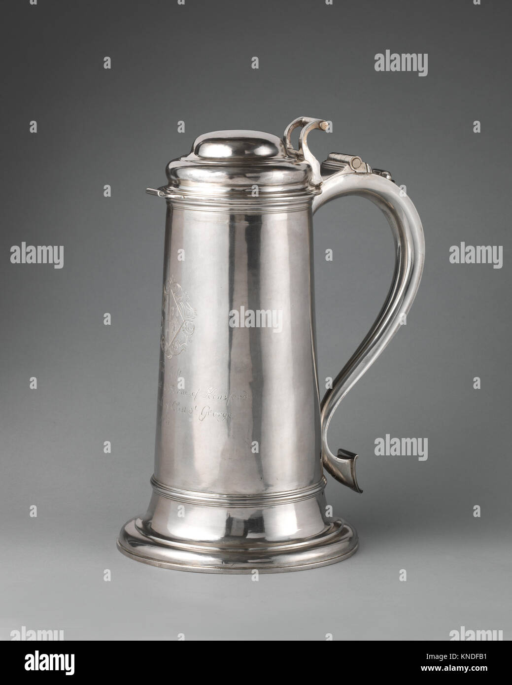 This communion flagon, used in religious ceremonies, showcases both ...