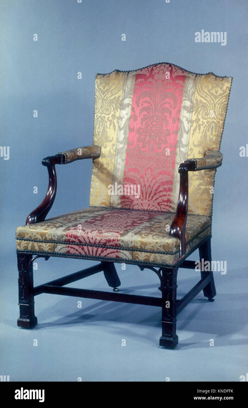 This 18th-century American armchair by Thomas Affleck is made of ...