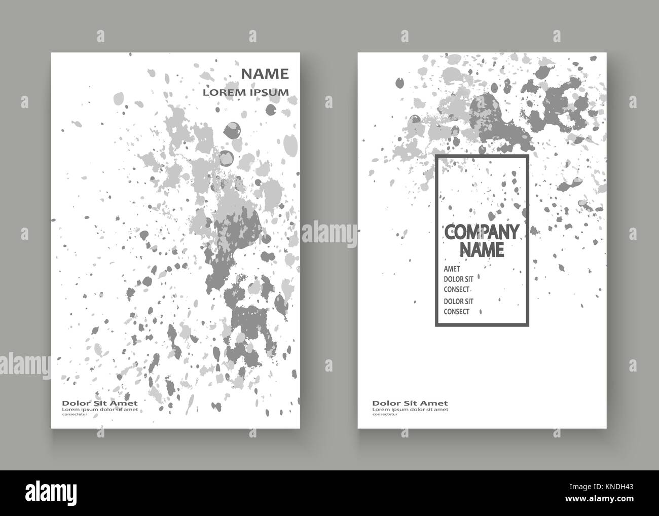 Monochrome explosion paint splatter artistic cover frame design ...