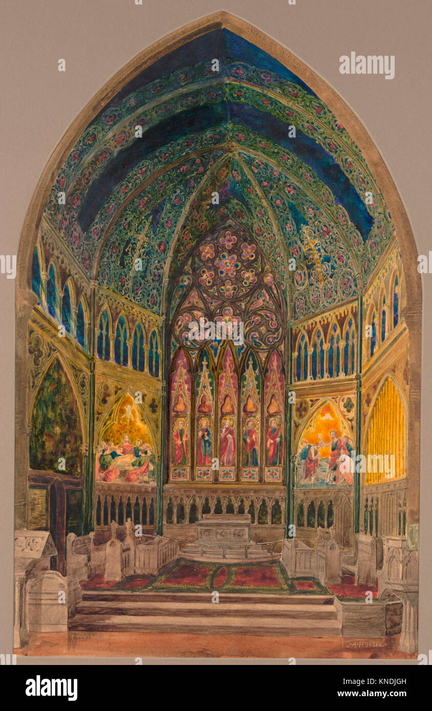 Watercolour Christ Church High Resolution Stock Photography and Images ...