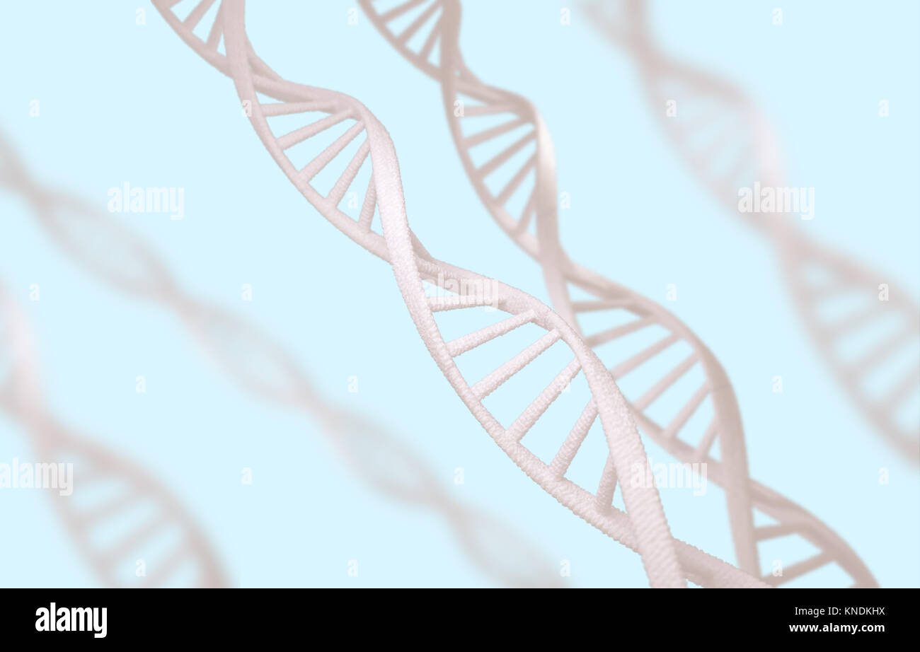 Many DNA chains. 3d rendering Stock Photo - Alamy