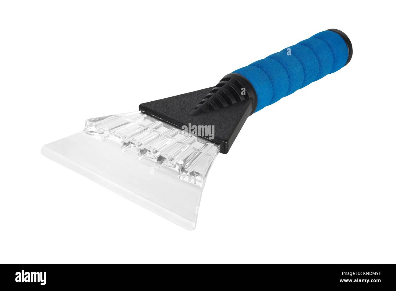 Car ice scraper isolated on white background Stock Photo - Alamy
