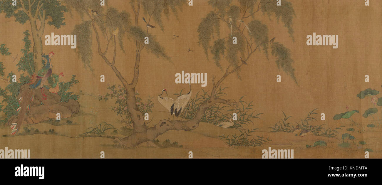 The Hundred Birds. Artist: Unidentified Artist; Artist: Copy after Lin ...