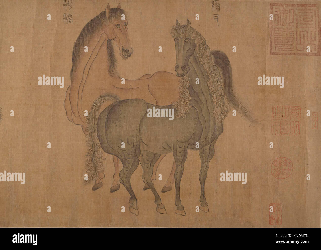 Zhao Mengfu Ink Painting High Resolution Stock Photography and Images ...