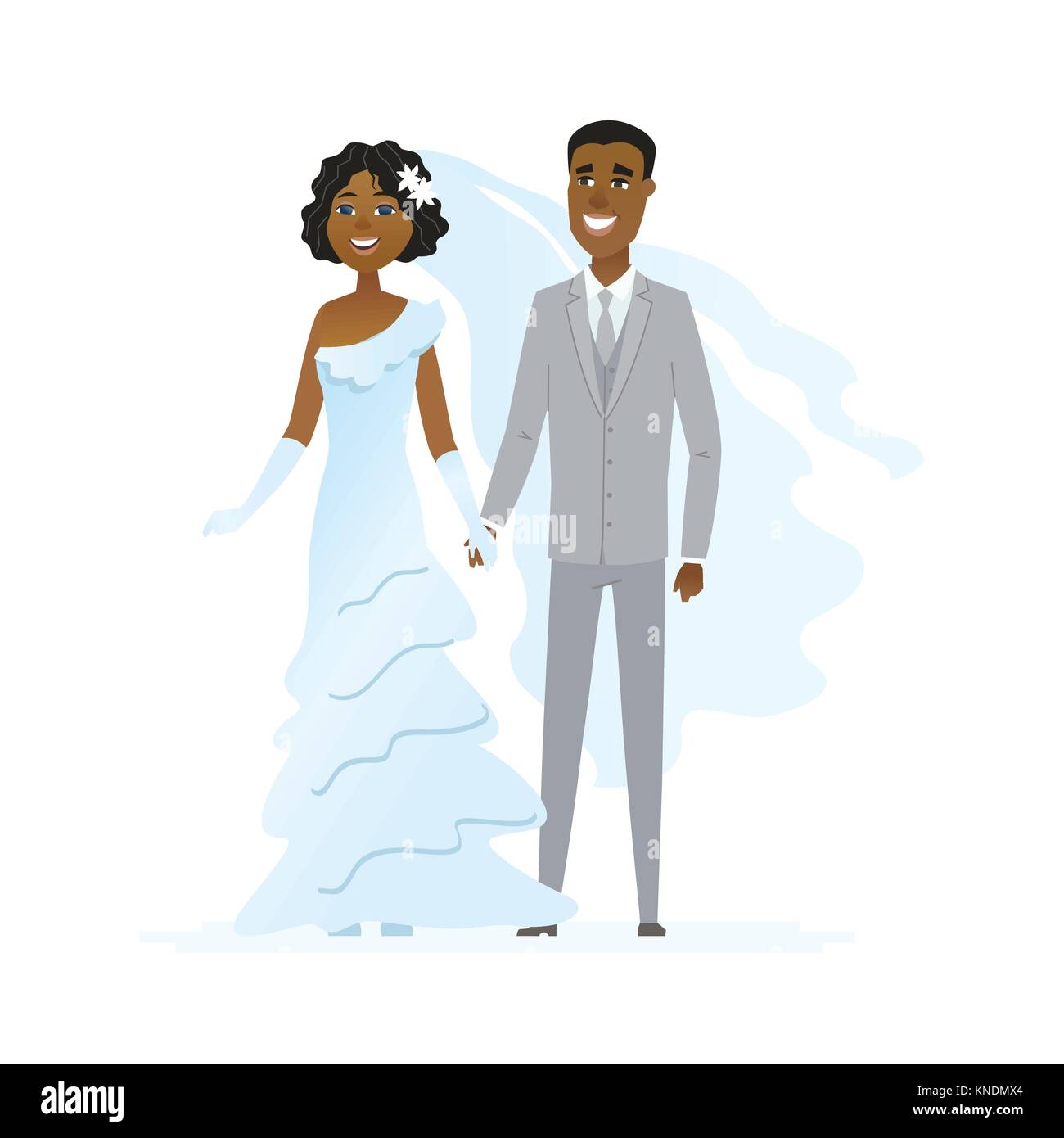 Bride happy aisle Stock Vector Images - Alamy