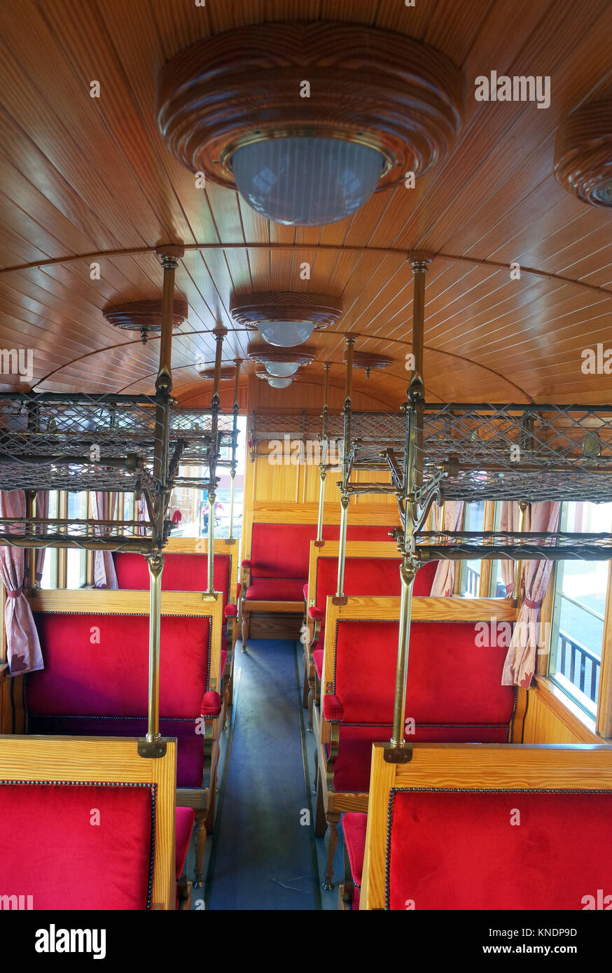 The "Bauchiero", Sardinian railways old carriage (1913 Stock Photo - Alamy