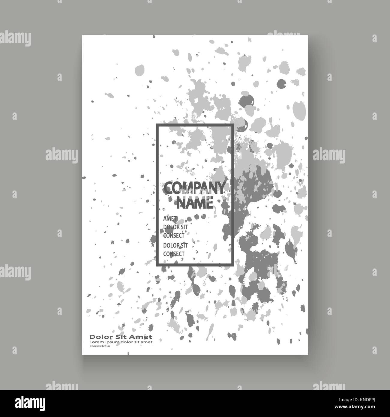 Monochrome explosion paint splatter artistic cover frame design ...