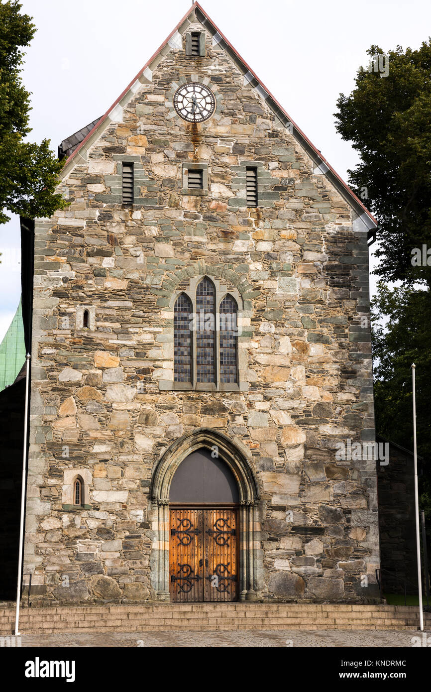 Stone Church in Stavanger in Norway Stock Photo - Alamy