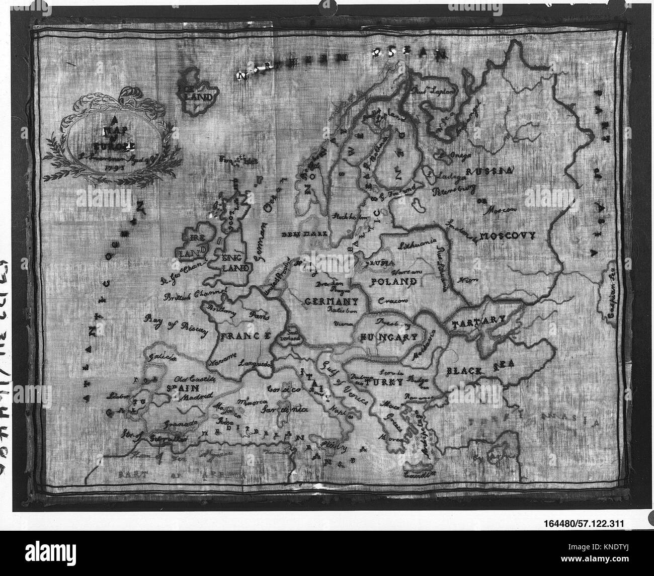 1957 europe map hi-res stock photography and images - Alamy