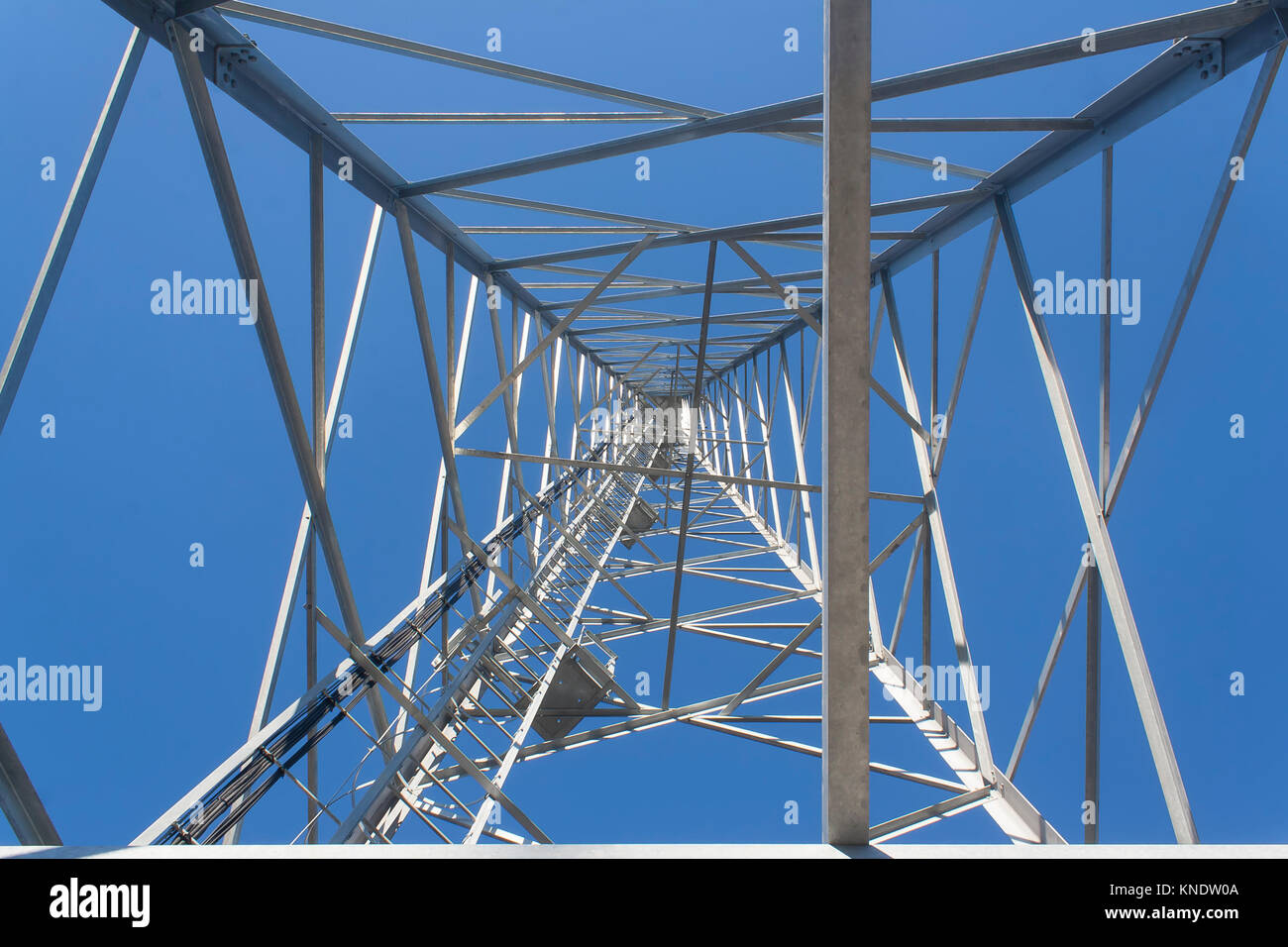 cell tower view from below Stock Photo - Alamy