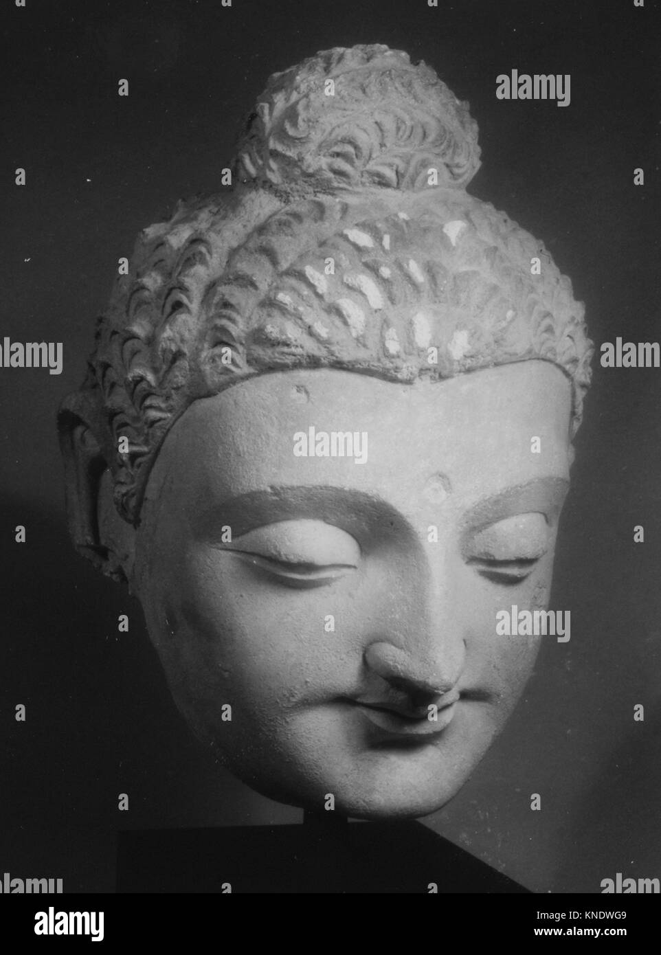 Monumental Head of Buddha. Date: 4th-5th century; Culture: Pakistan ...
