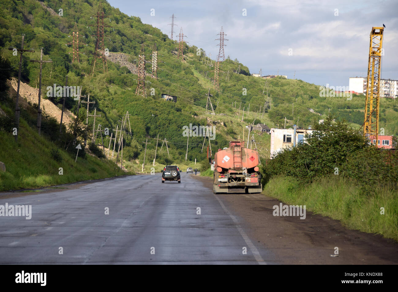 This is the road taken by the prisoners when they desambarked the boat ...