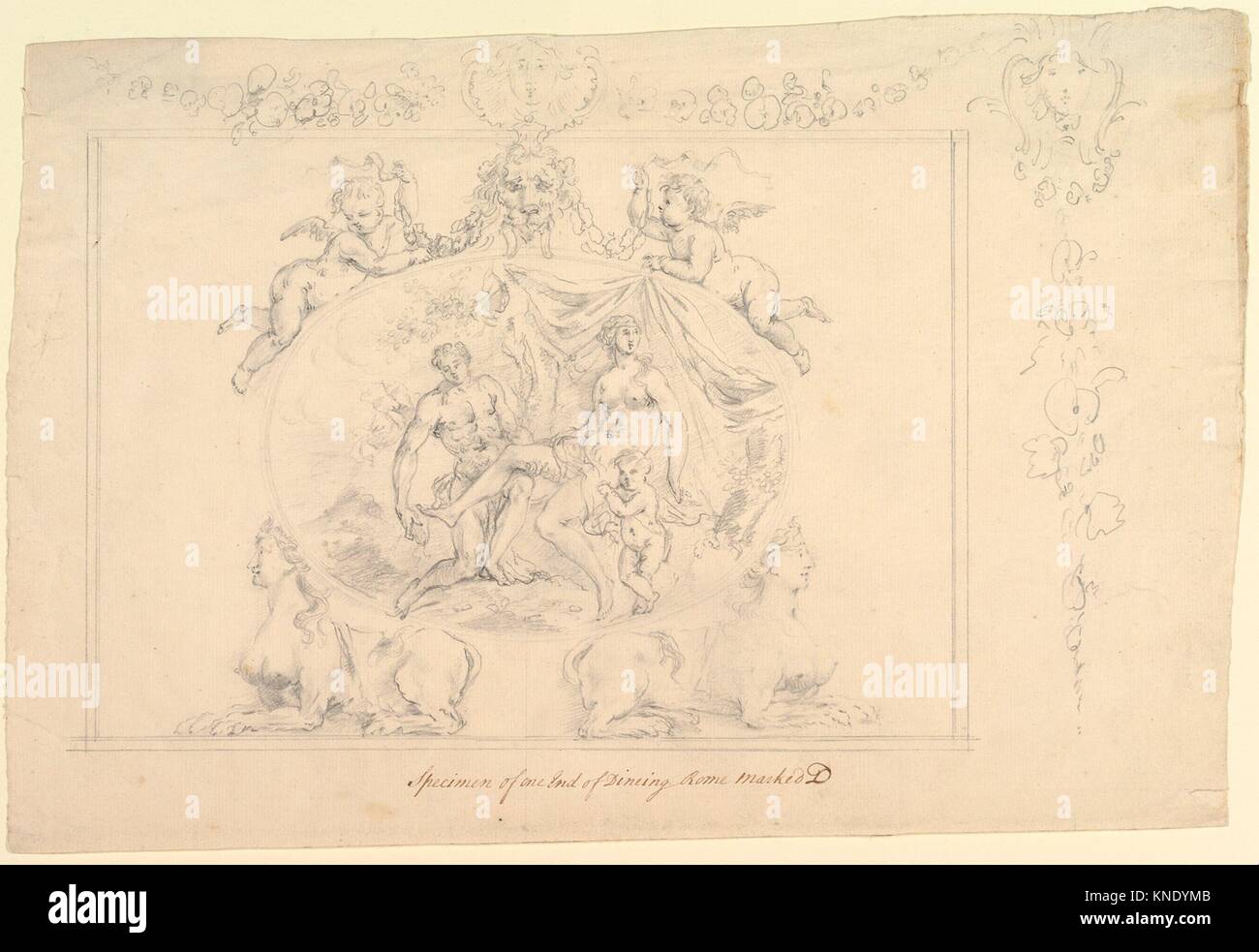 Venus and cupid drawing hi-res stock photography and images - Alamy