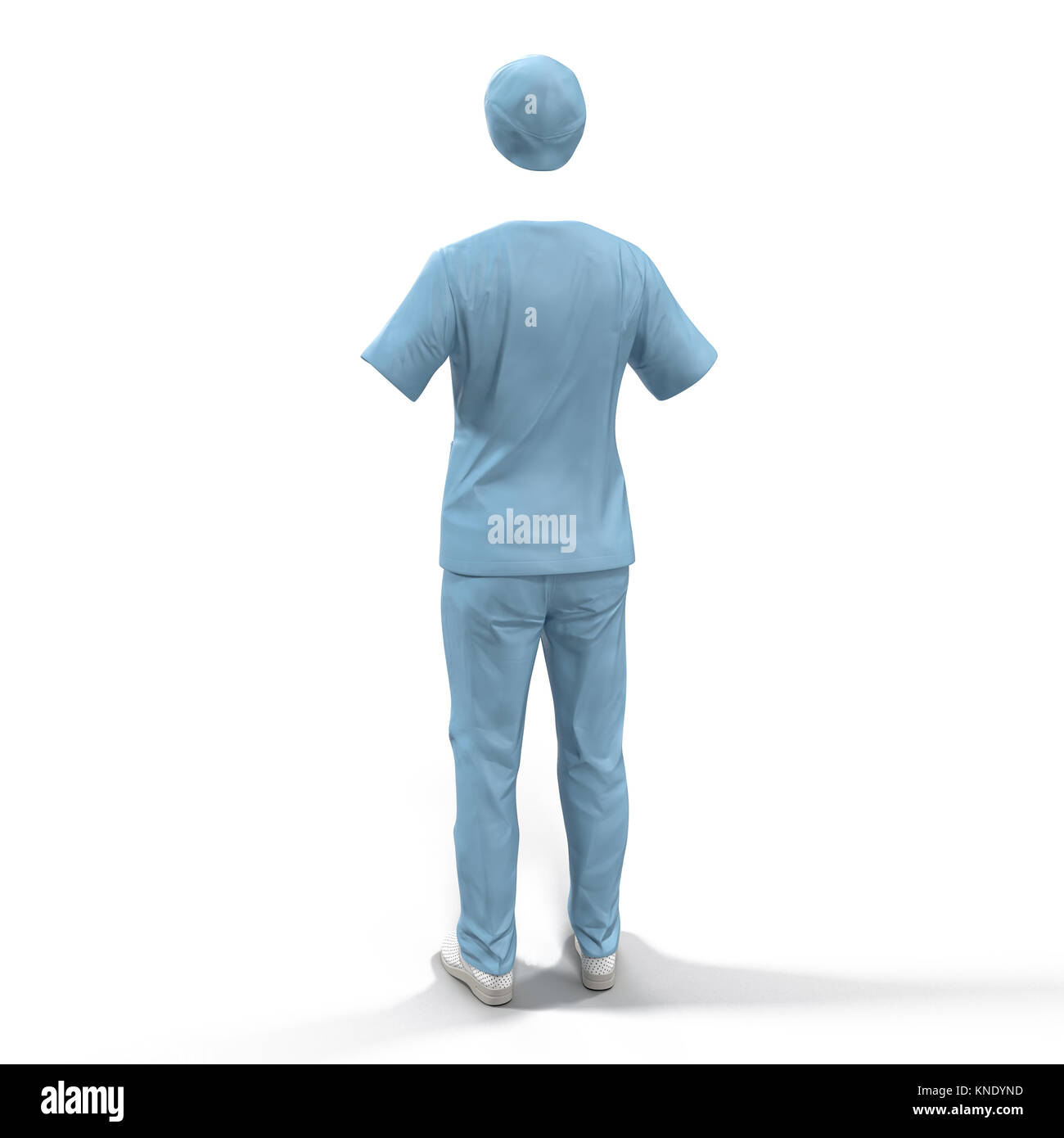 Woman uniform back view Cut Out Stock Images & Pictures - Alamy