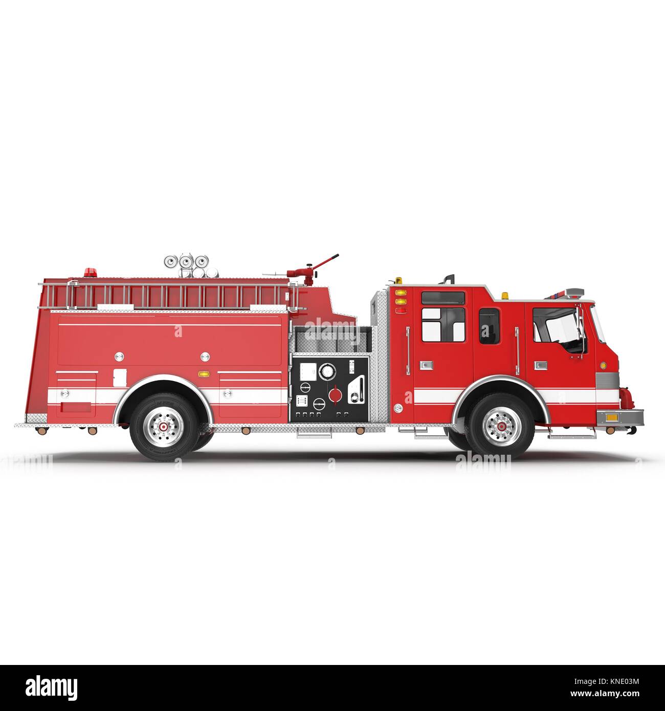 Fire Engine Side View