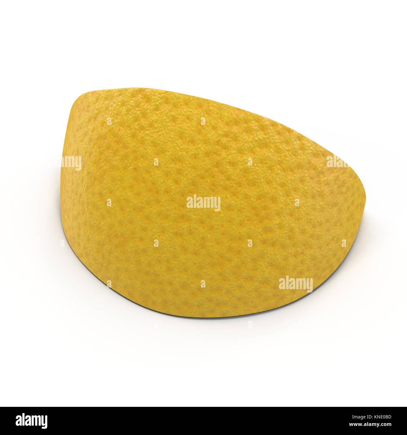 Slice section of ripe grapefruit isolated over the white. 3D ...