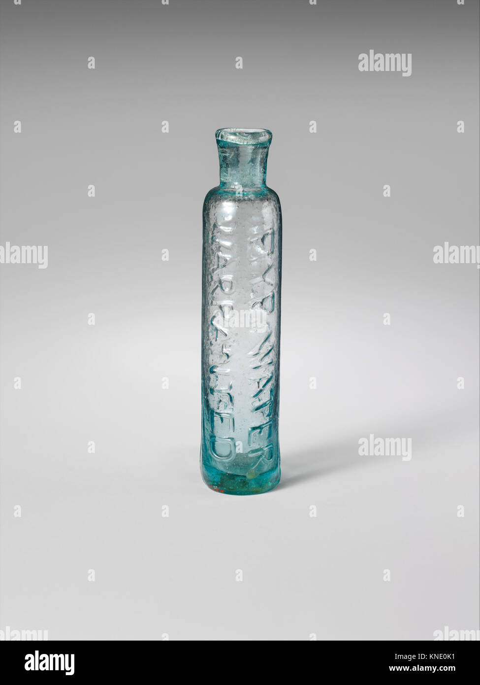 This American free-blown glass bottle, dating from the late 1700s to ...