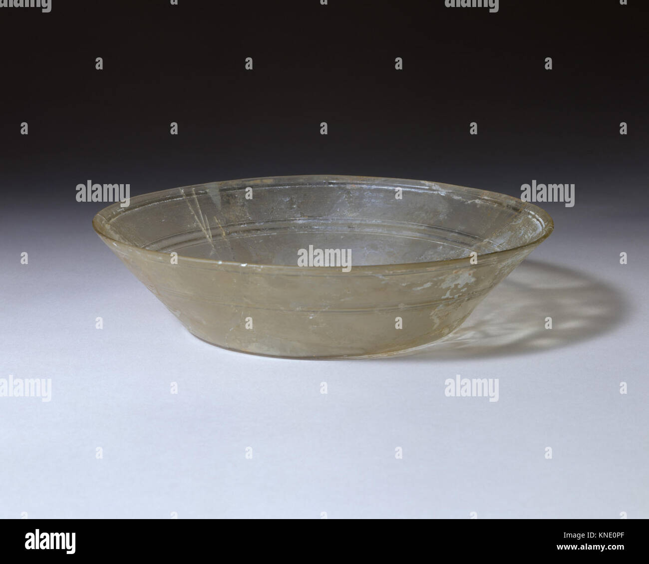 This glass dish, featuring gilding, is part of the MET's collection. It ...