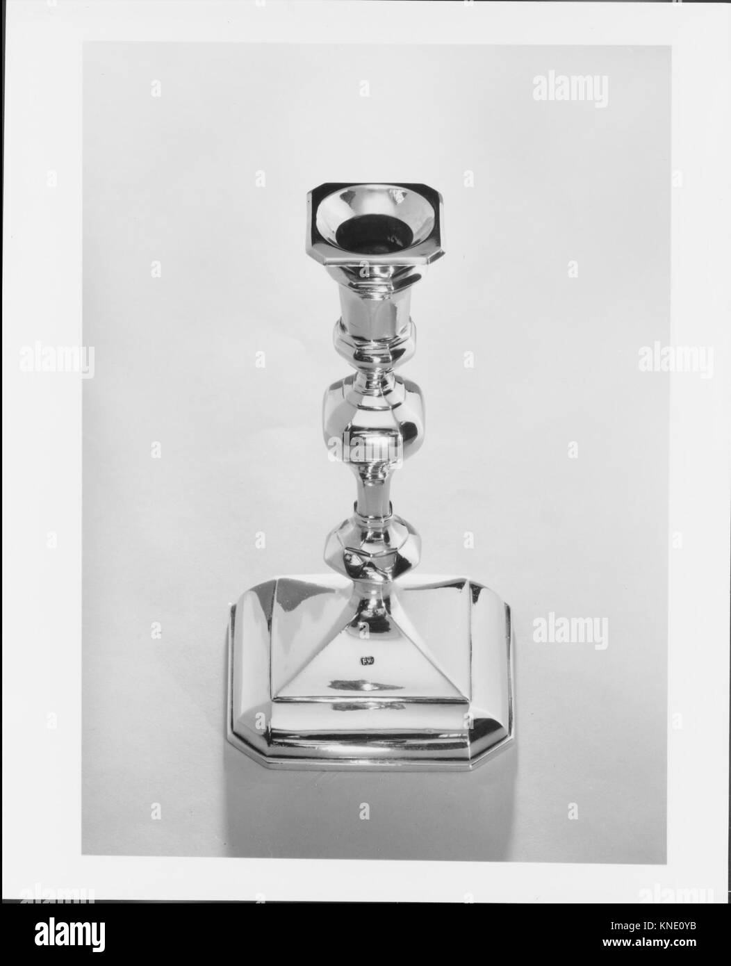 This silver candlestick by Edward Winslow circa 1720 exemplifies fine ...