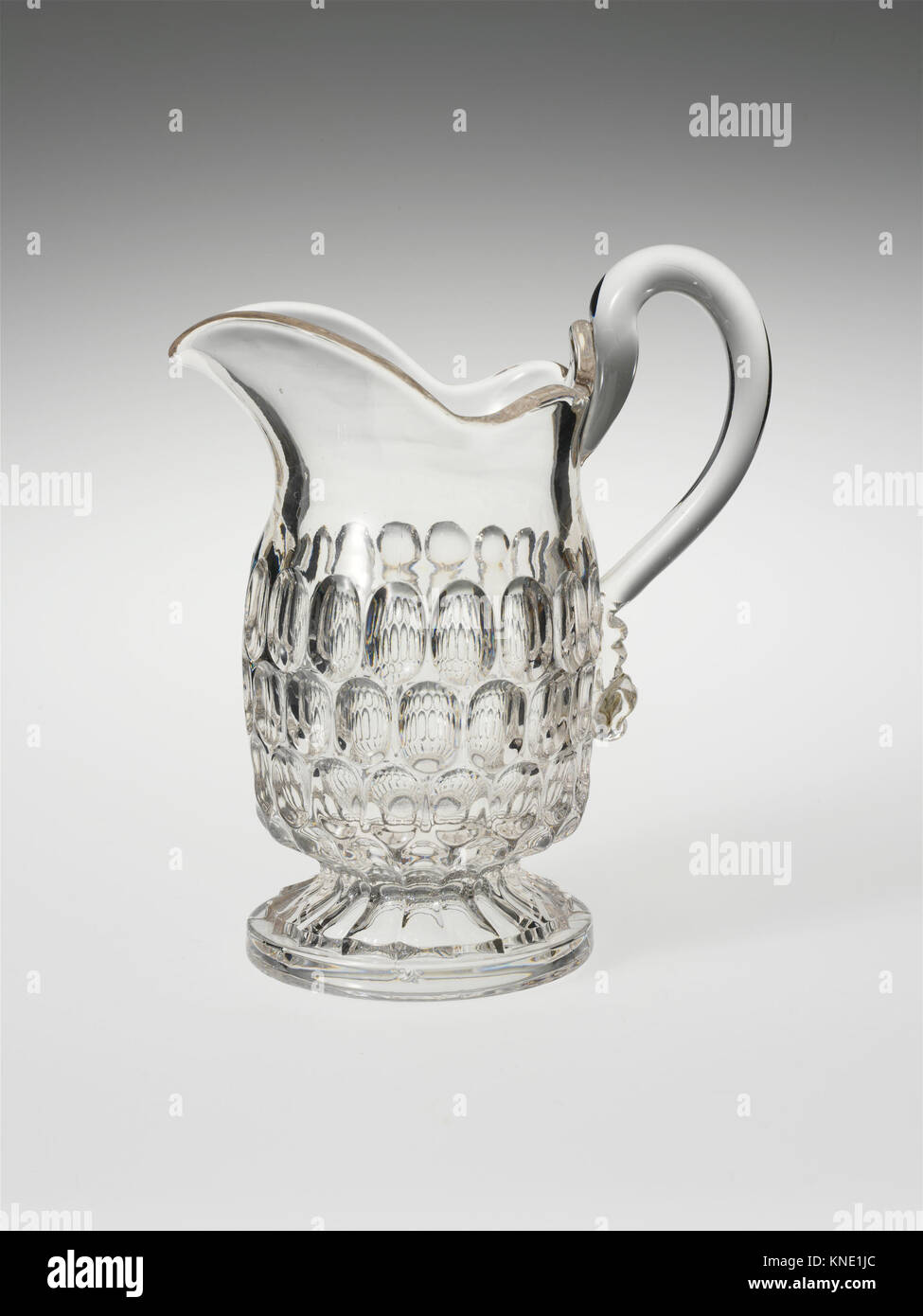 A pressed glass creamer by Bakewell, Pears, and Company, 1850–1870 ...