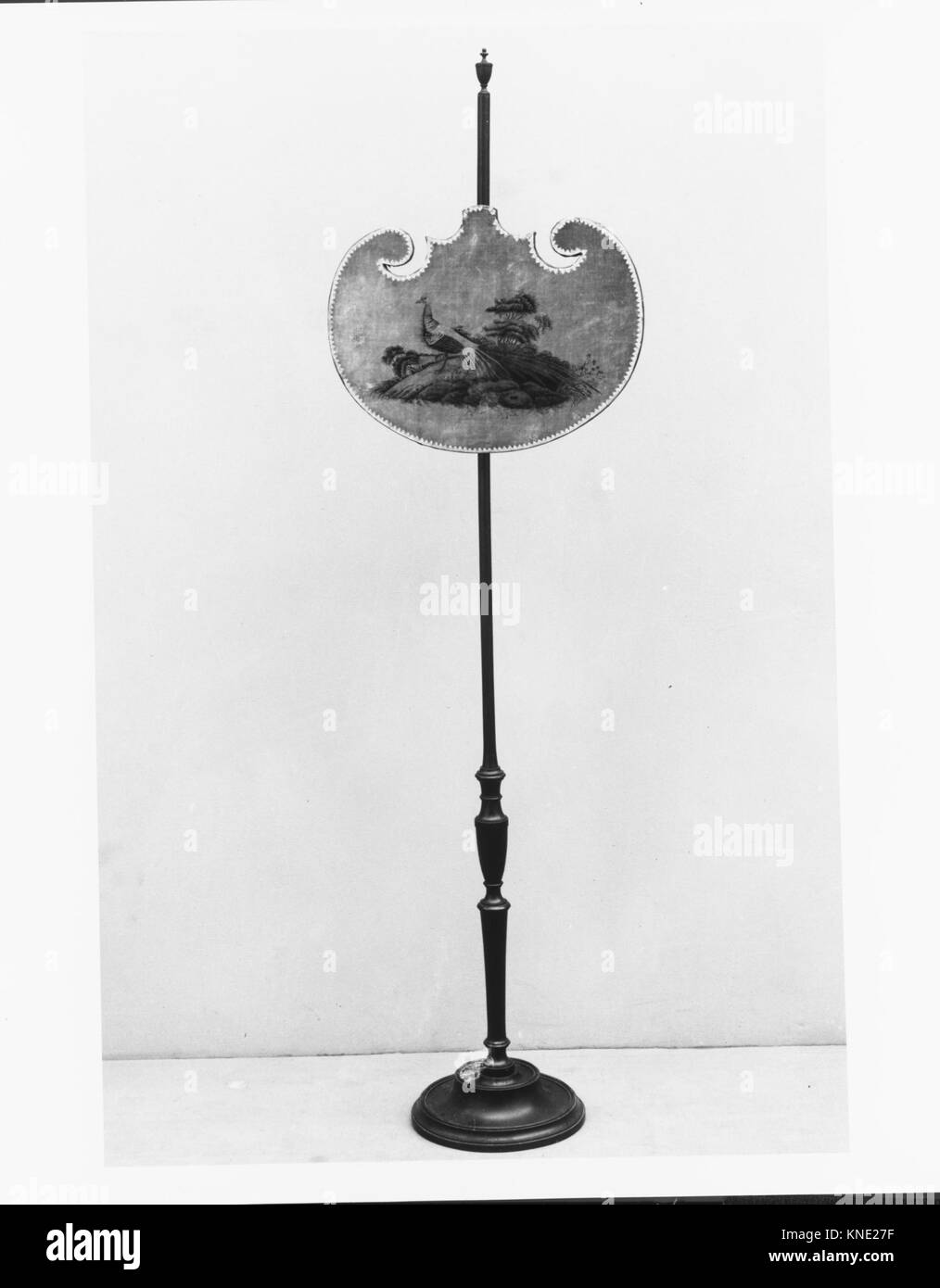 This firescreen is a decorative functional object used to shield from ...