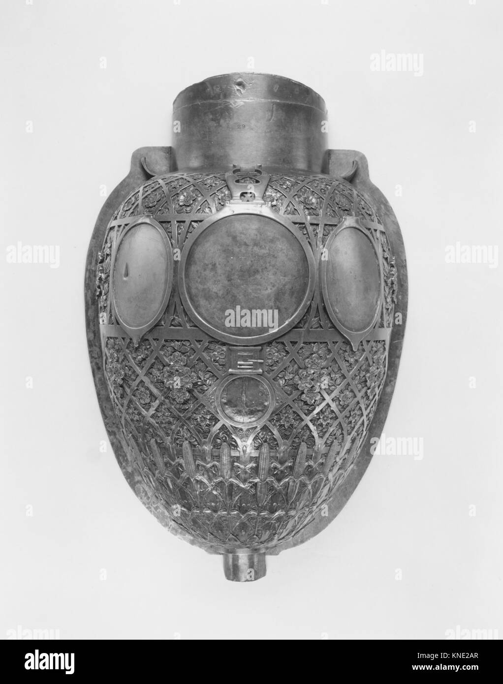 A full-size pattern for a Bryant Vase facsimile, showing detailed ...