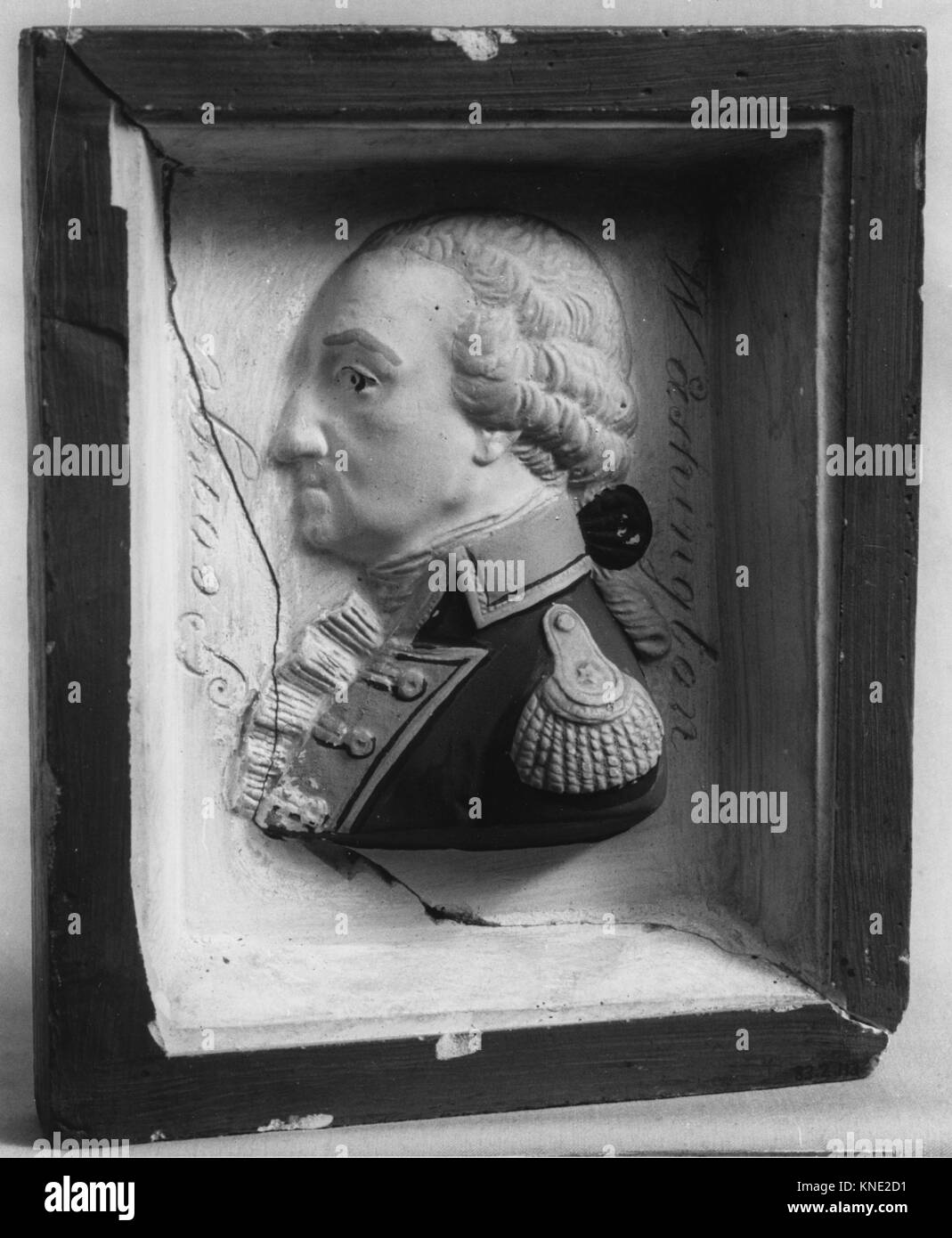 A portrait or representation of George Washington, highlighting his ...