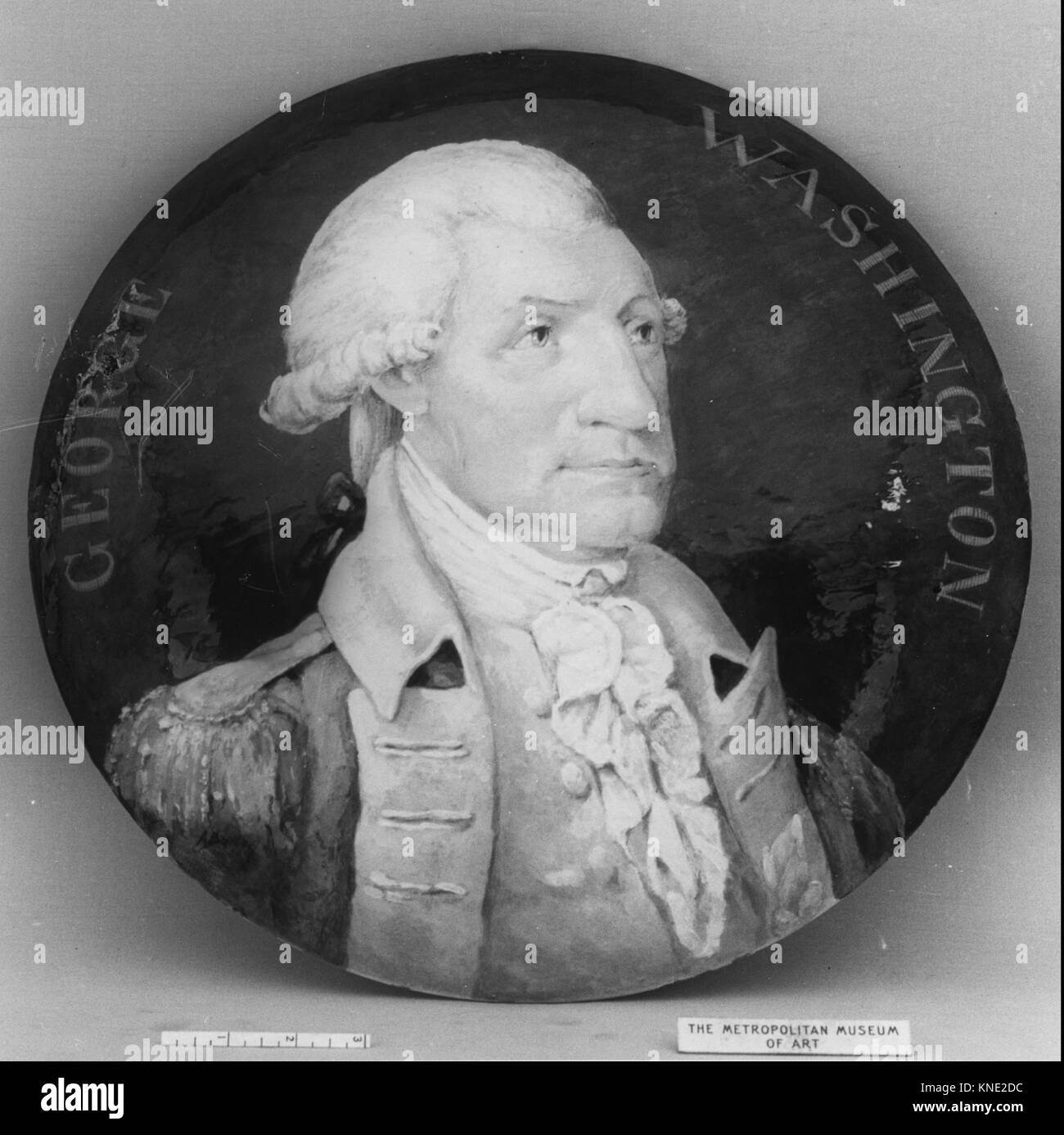 George washington portrait museum Black and White Stock Photos & Images ...