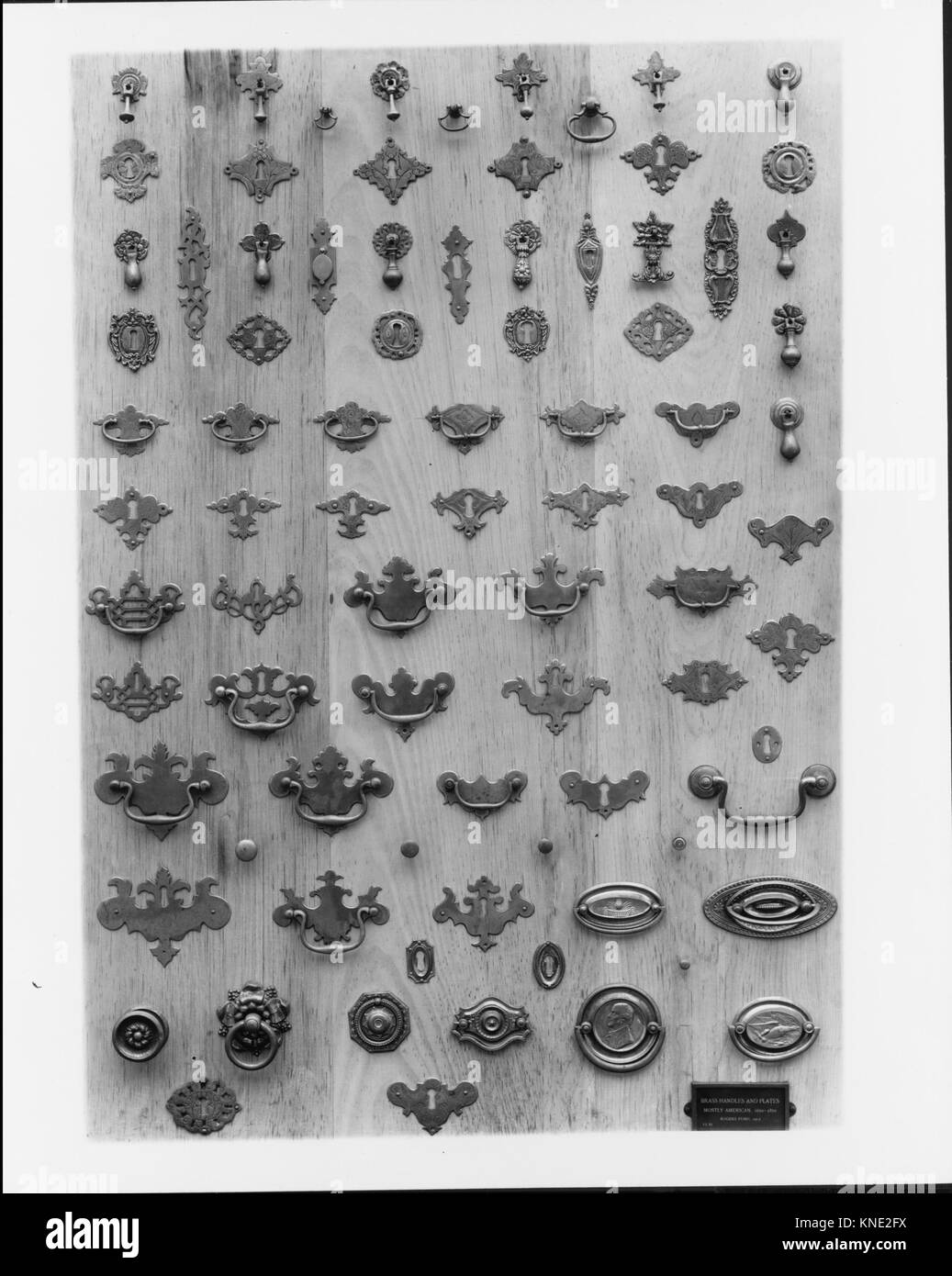 This piece of furniture hardware represents the detailed craftsmanship ...
