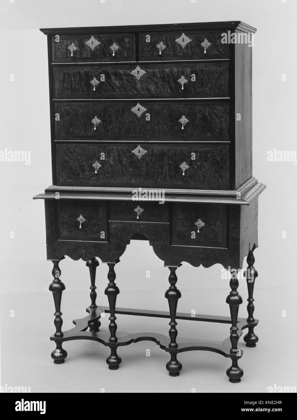 This high chest of drawers is a fine example of American furniture ...