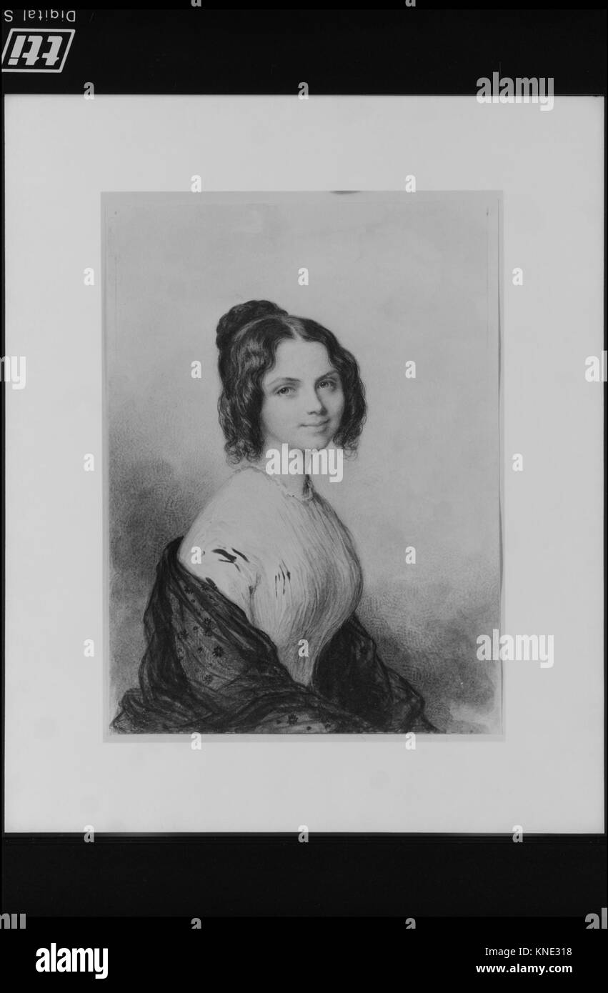 This portrait of Anne Charlotte Lynch, later Mrs. Vincenzo Botta, is ...