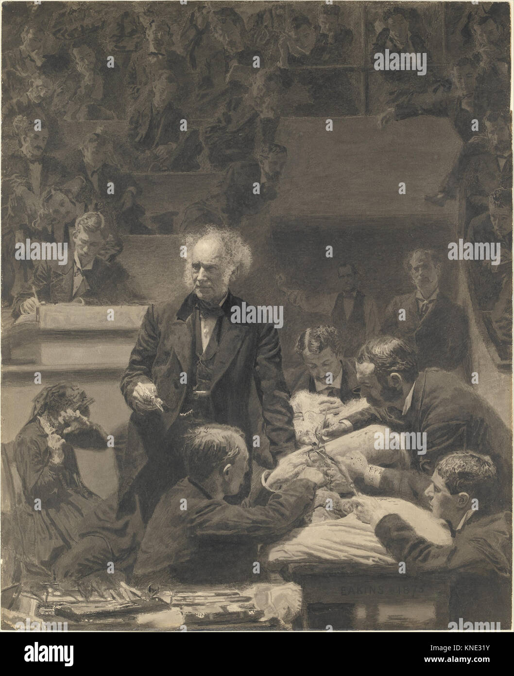 American portrait of dr samuel d gross the gross clinic hi-res stock ...