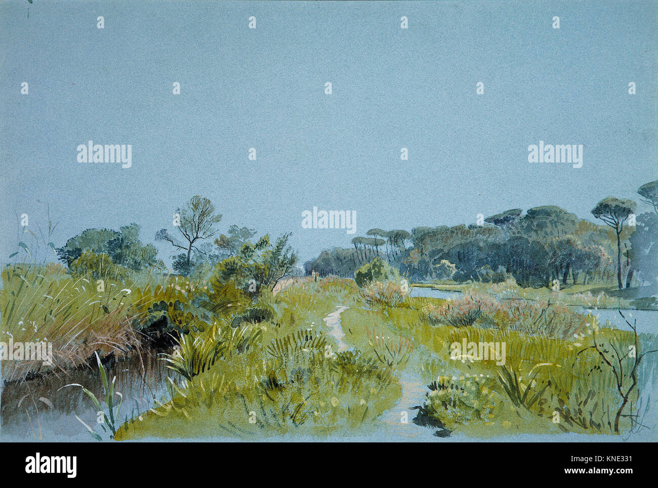 Castel Fusano - Near Rome by William Stanley Haseltine (1835-1900 Stock ...