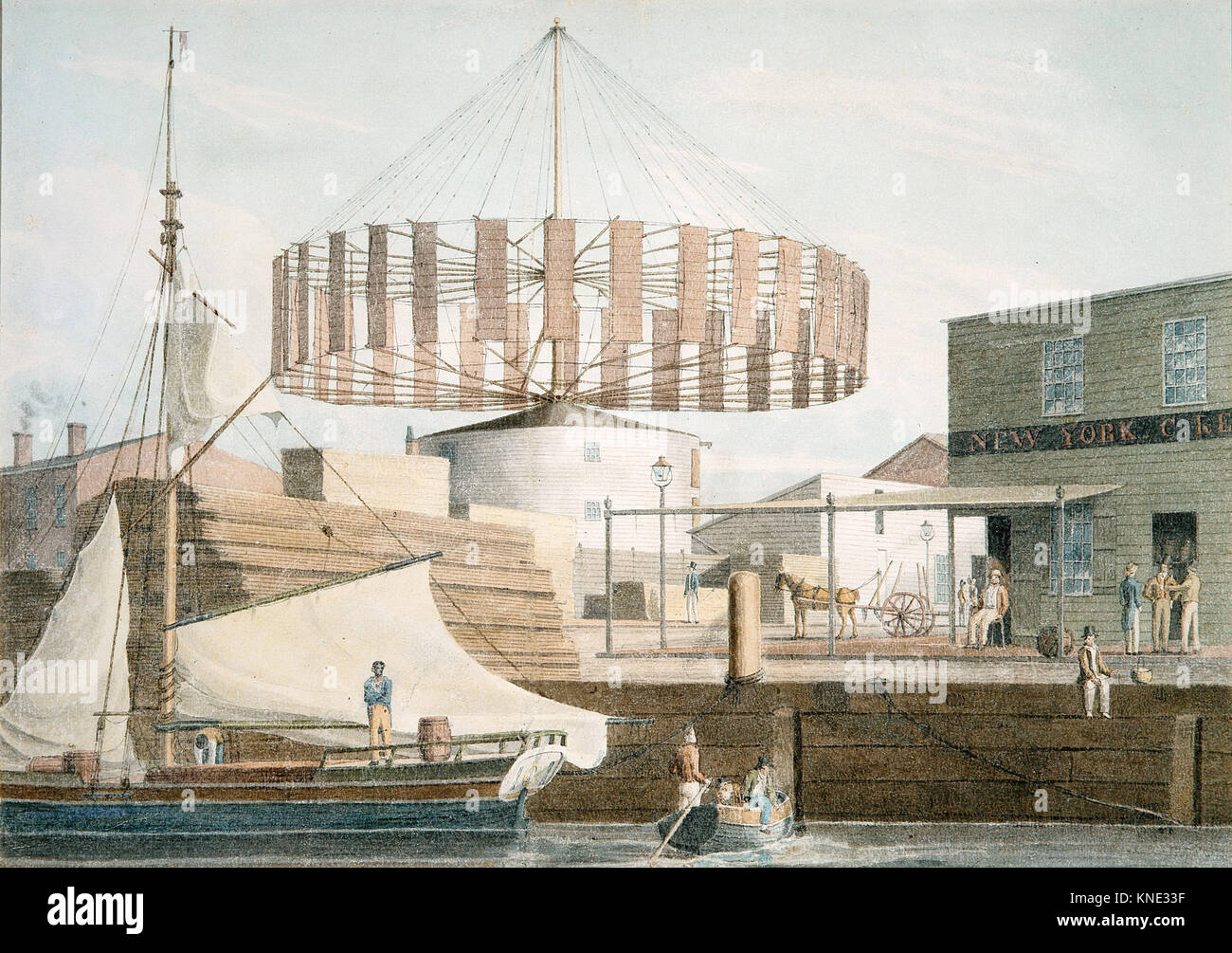 The Circular Mill on King Street in New York is a historic industrial ...