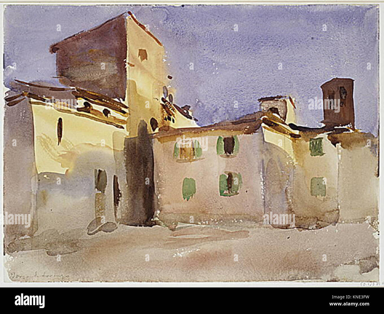This image depicts Borgo San Lorenzo, capturing architectural details ...