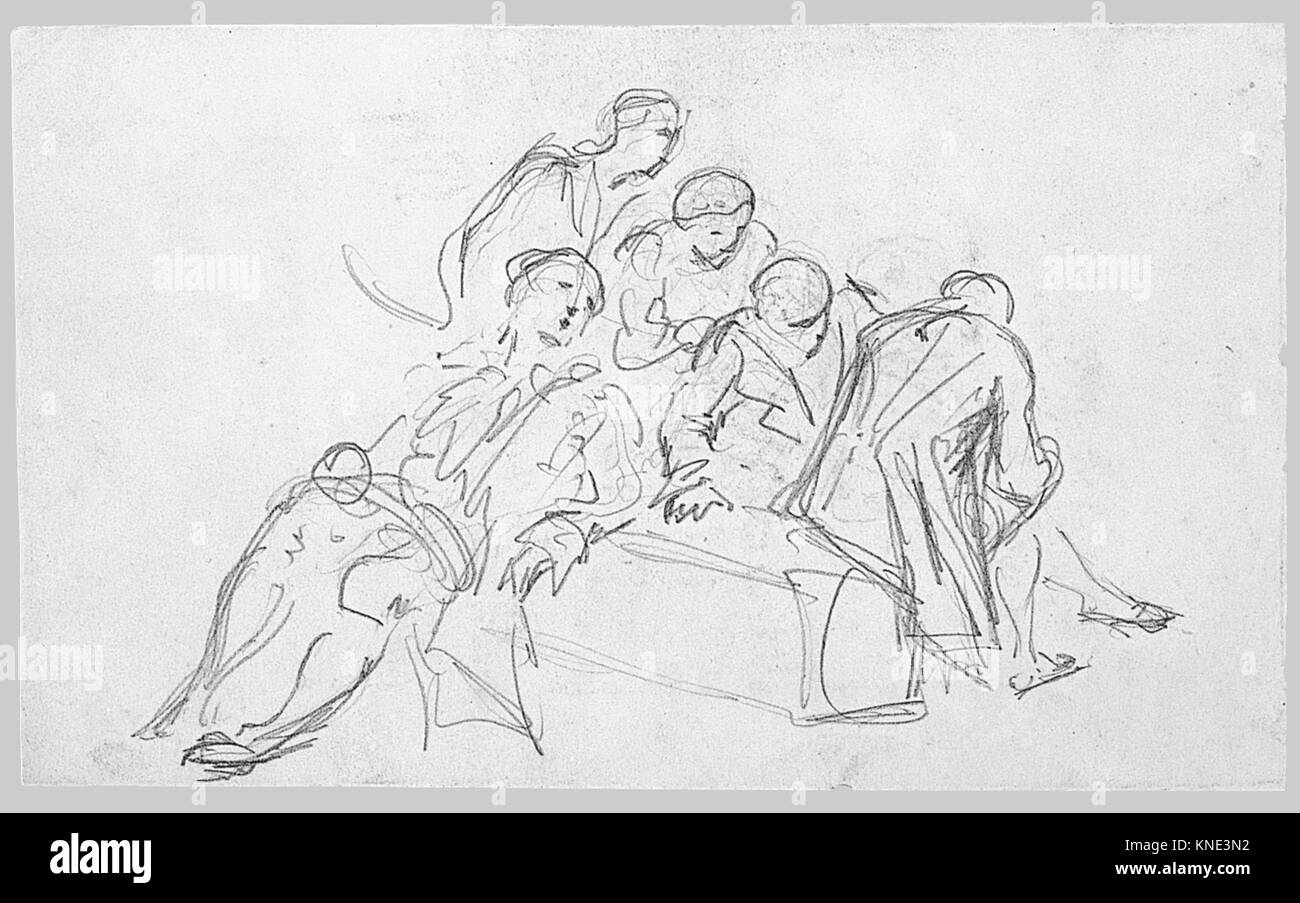 Stylized depiction of five figures hi-res stock photography and images ...