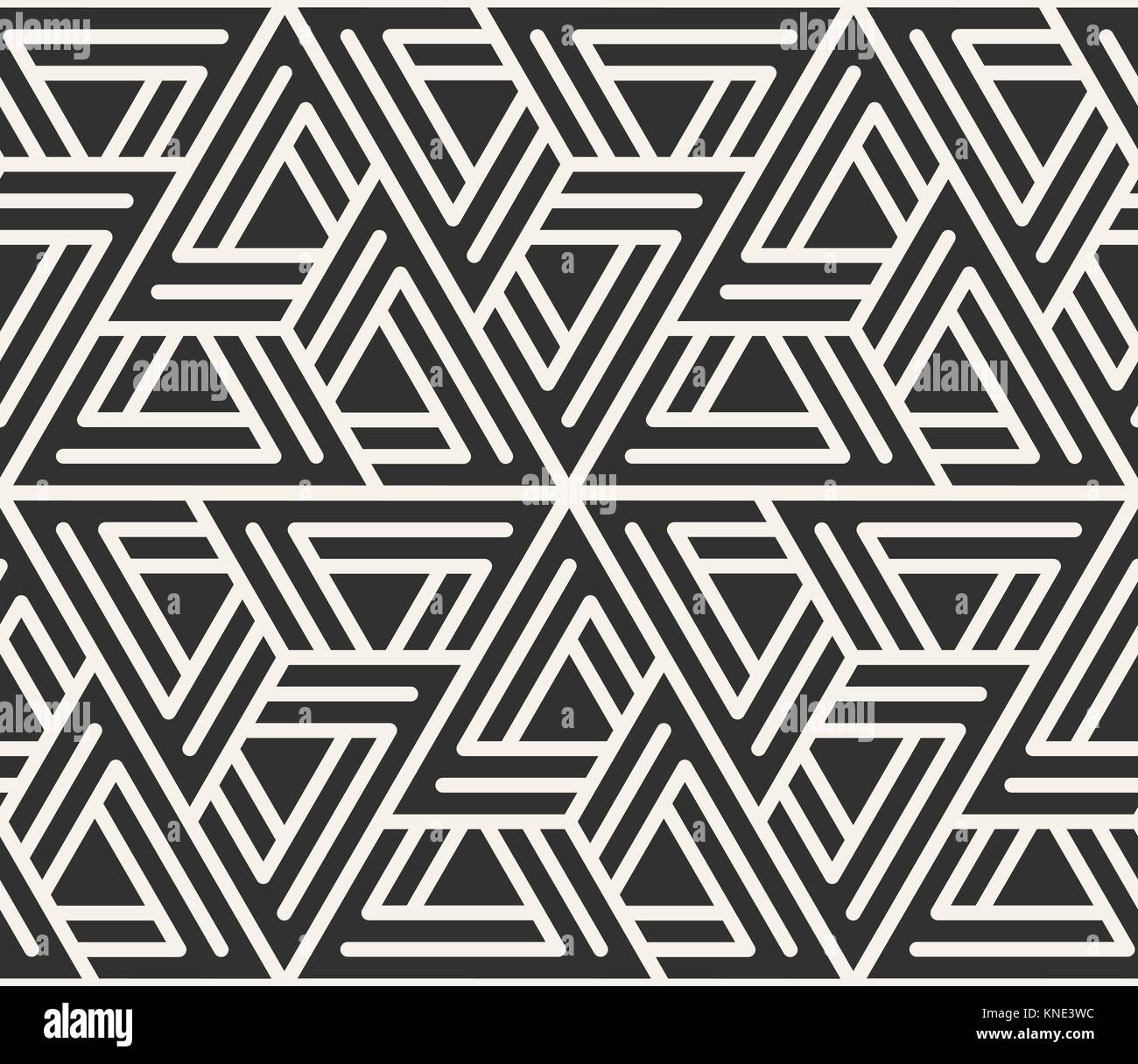 Vector seamless lines pattern. Modern stylish triangle shapes texture ...