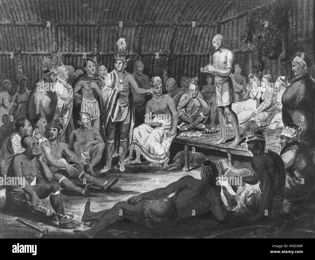 This exhibit, showcasing Indian tribal ceremonies at the Olympic ...