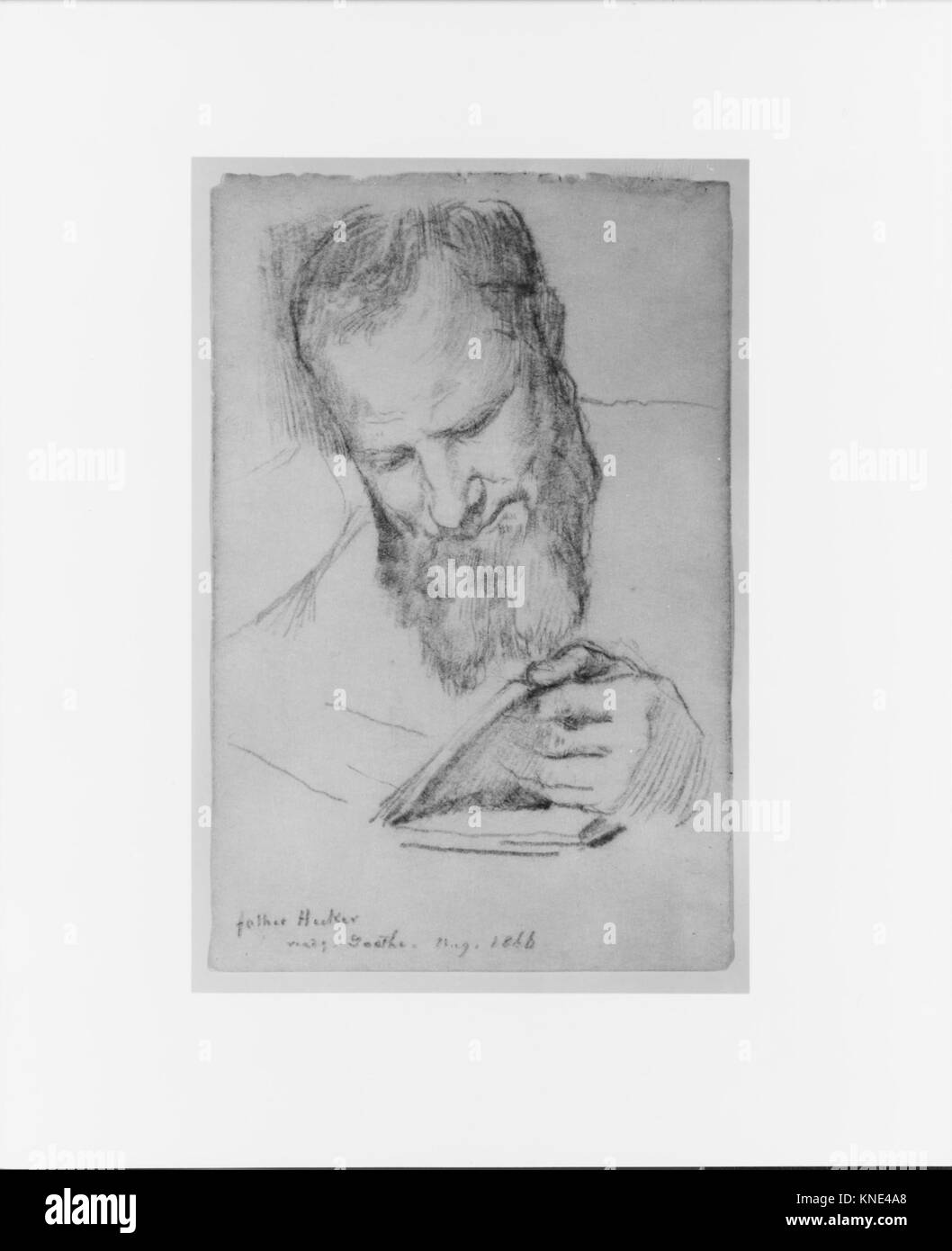 Father hecker reading goethe hi-res stock photography and images - Alamy