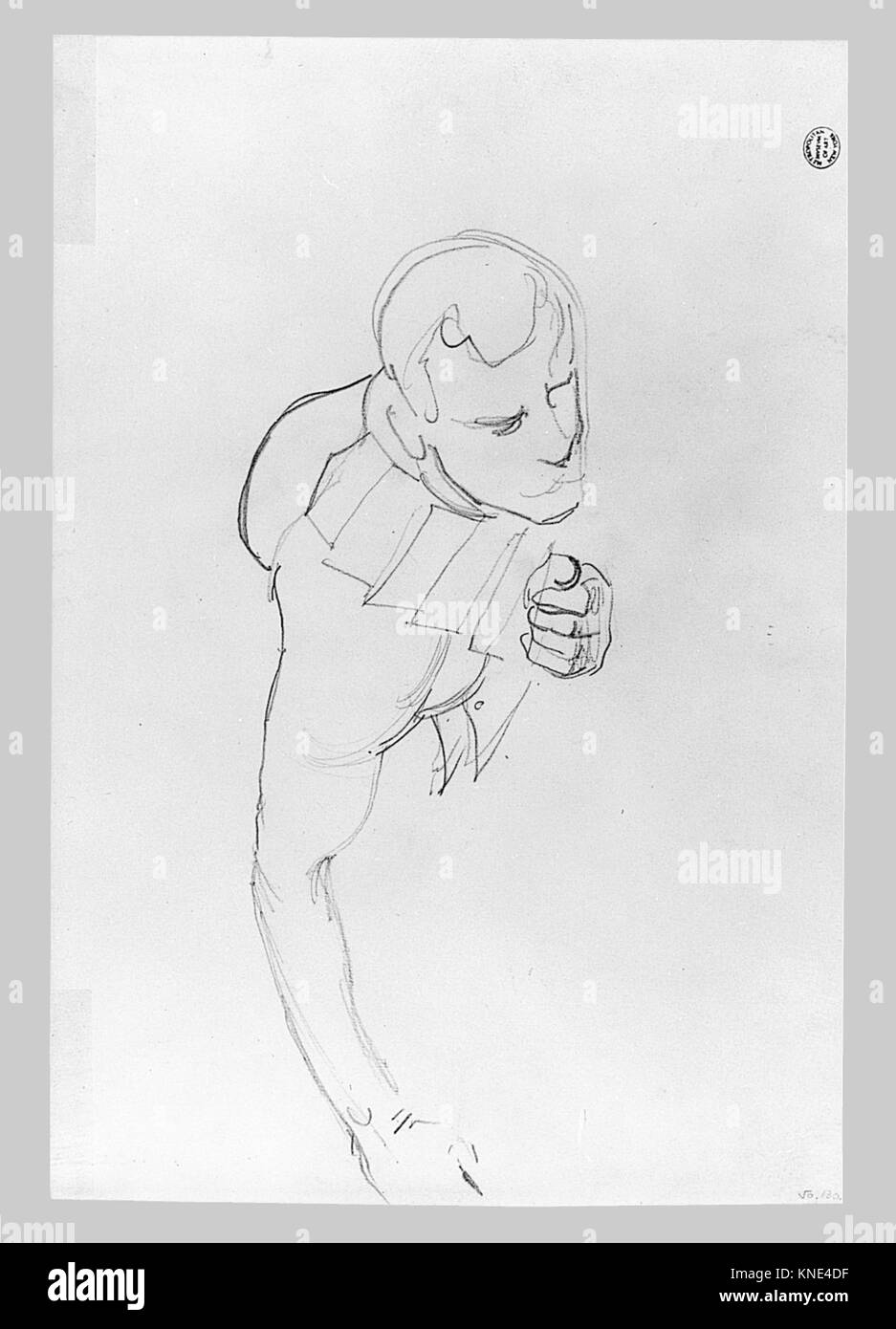 This figure study examines human anatomy and proportions, illustrating ...