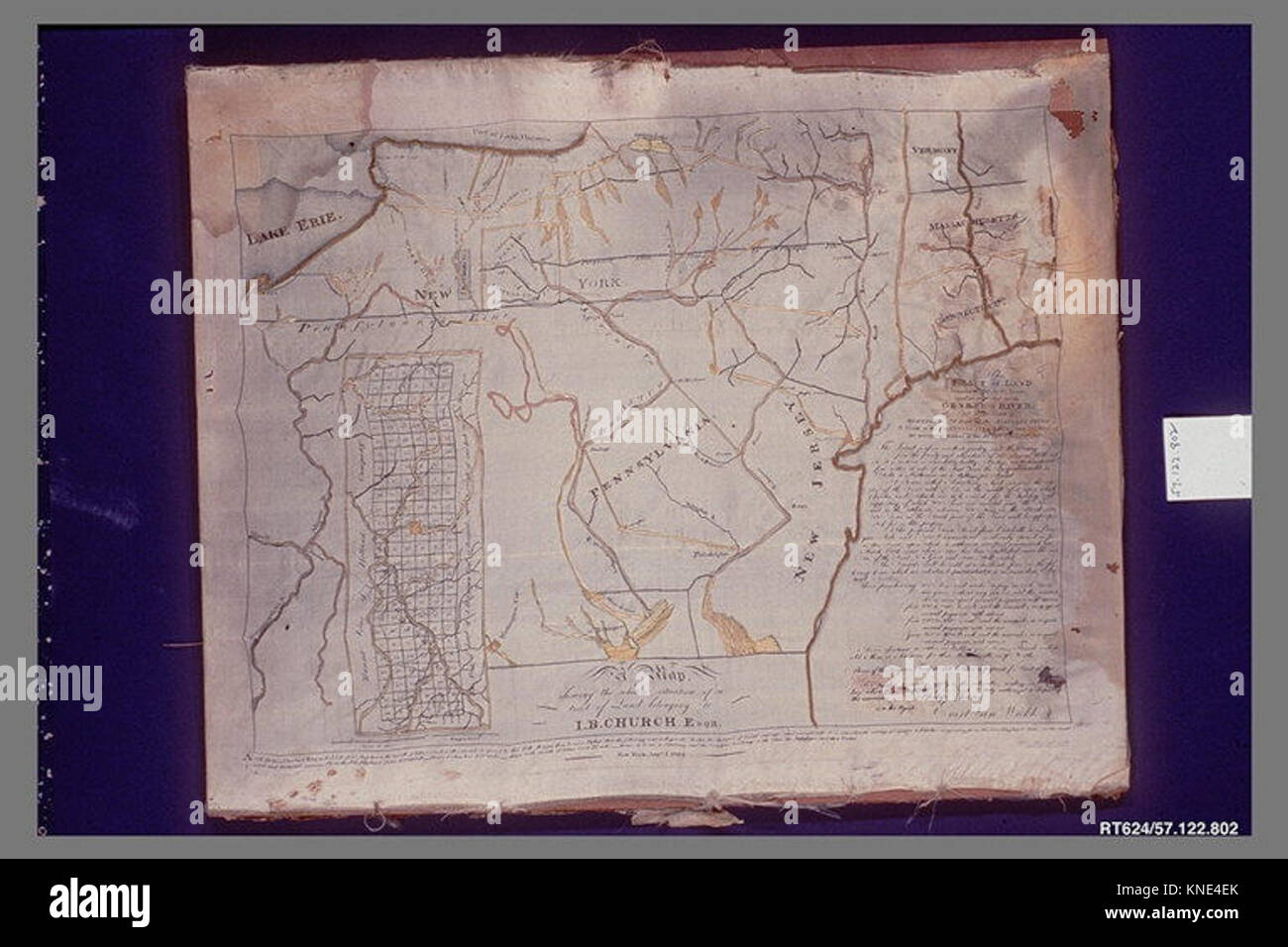 Embroidered Map Sampler MET RT624 Embroidered Map Sampler MET RT624 ...