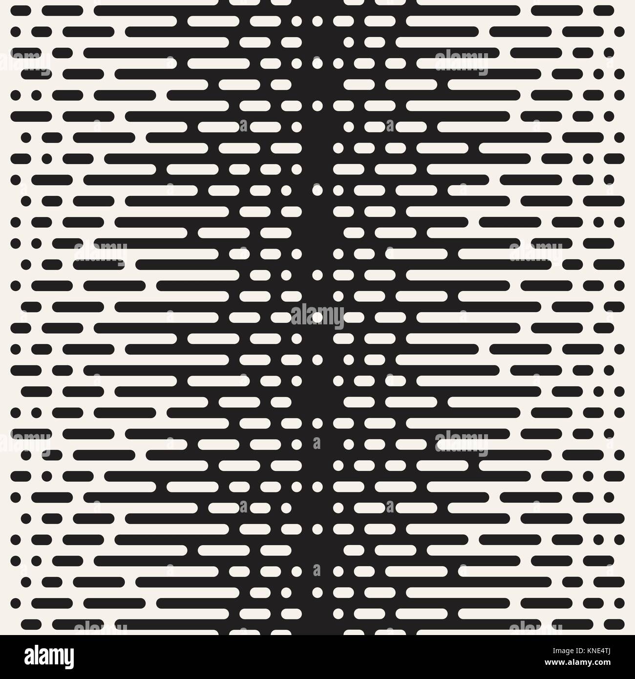 Vector seamless pattern with geometric spots. Monochrome random line ...