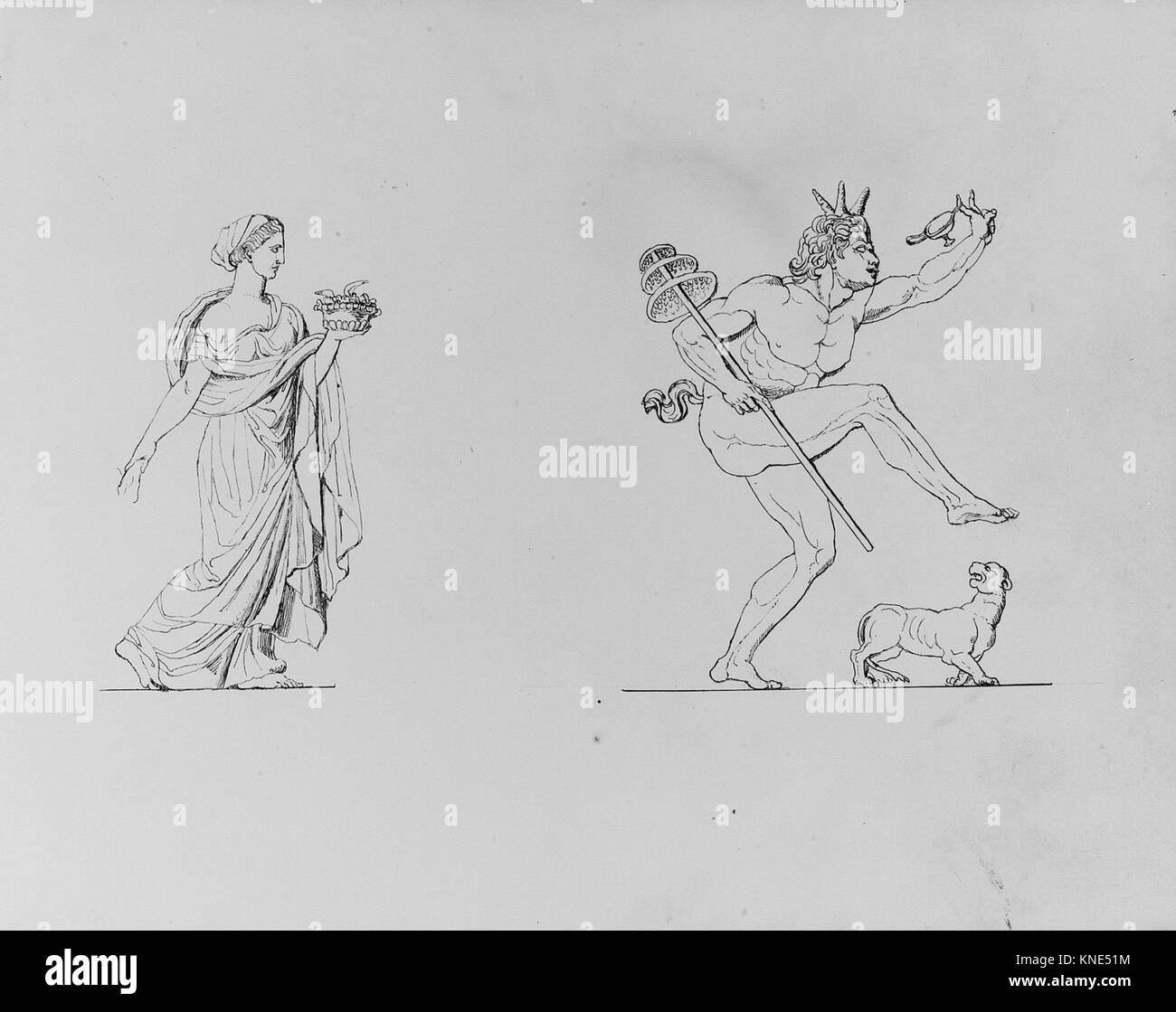 Satyr figure Black and White Stock Photos & Images - Alamy